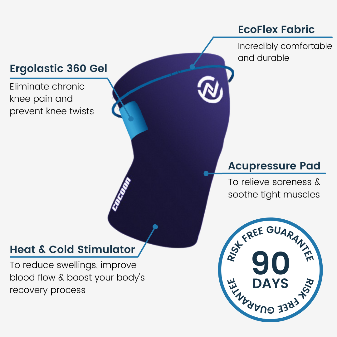 COCOON Hot Cold Compression Sleeve | Flexible Hot Cold Therapy Recovery ...